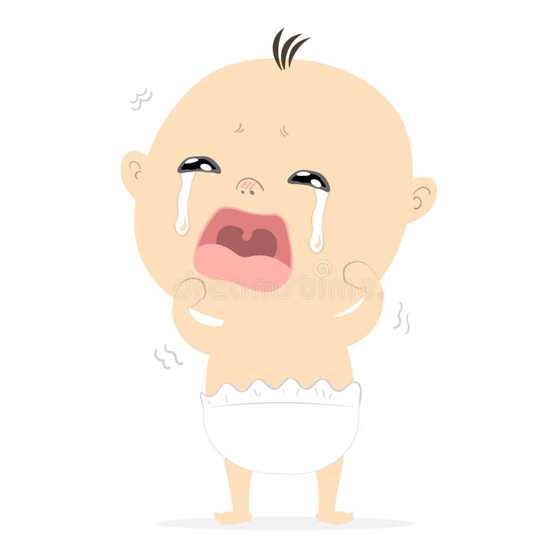 Baby Crying Sign Stock Illustrations – 815 Baby Crying Sign Stock ...