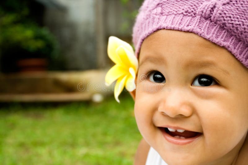 Baby cute smile stock photo. Image of copy, baby, face - 9454686