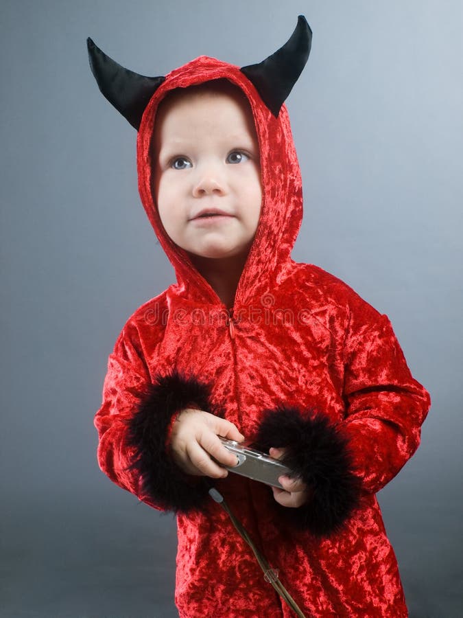 Baby devil stock photo. Image of cute, creative, seasonal - 8335180