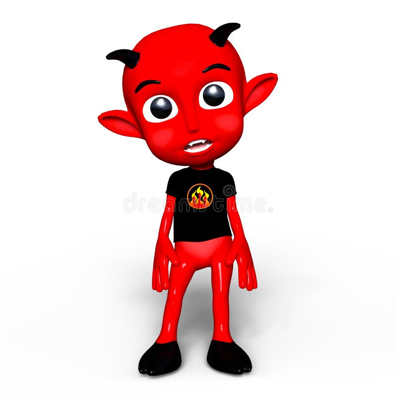 Baby devil stock illustration. Illustration of daemon - 77829711