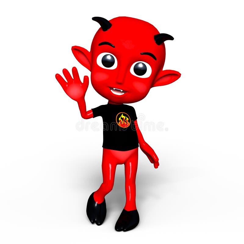 Baby devil stock illustration. Illustration of daemon - 77829711