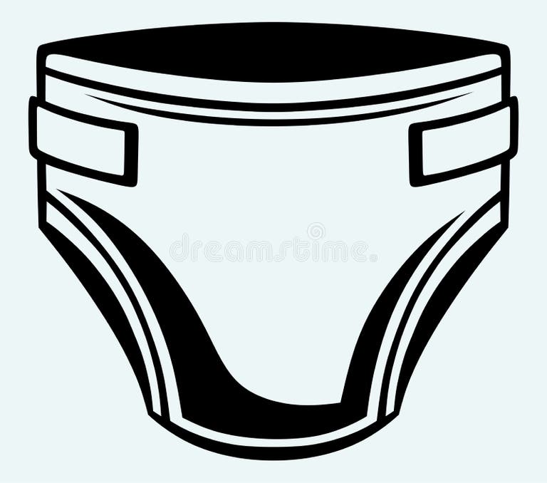 Diaper Silhouette Icon Stock Illustrations – 2,899 Diaper Silhouette ...