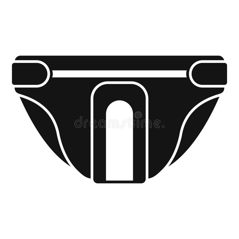 Baby Diaper with Elastic Fasteners for Comfortable Wearing Stock Vector ...