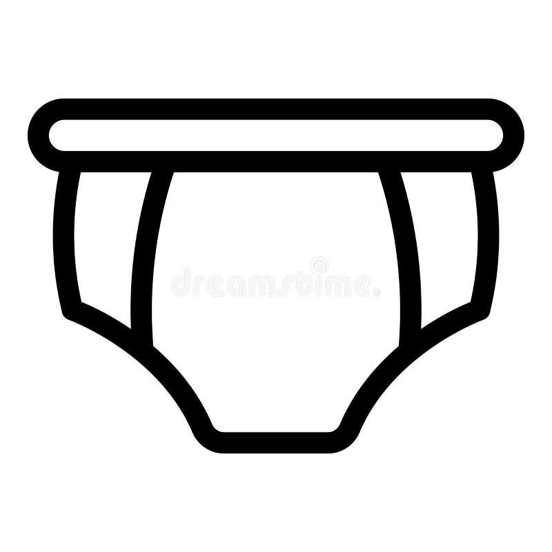 Baby Diaper Pattern, Simple Style Stock Vector - Illustration of ...