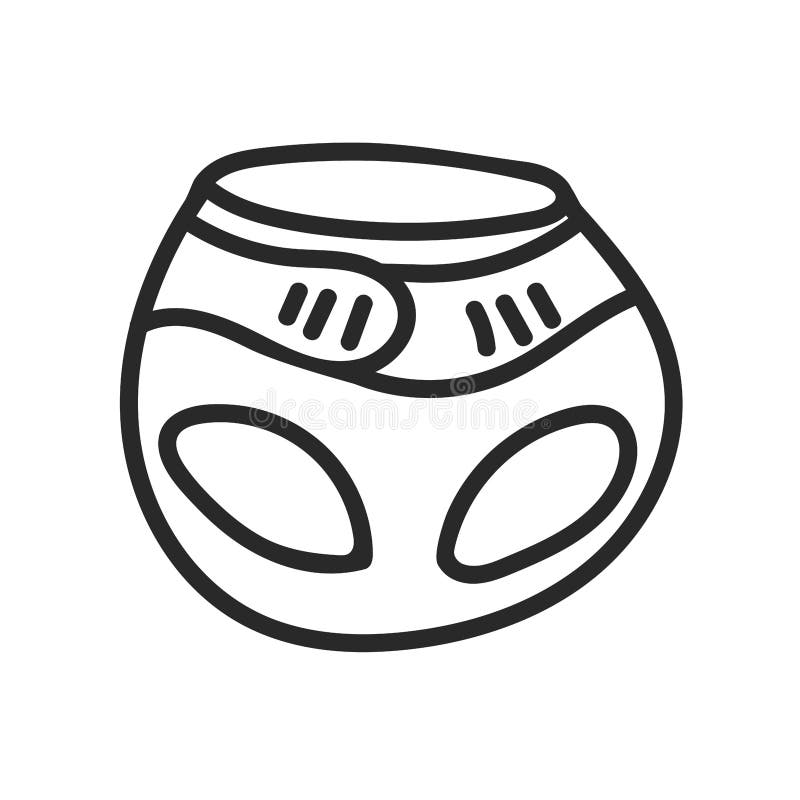 Cloth Diaper Line Drawing Stock Illustrations – 53 Cloth Diaper Line ...