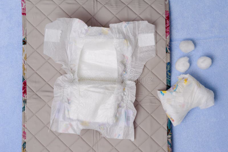 Baby disposable diapers stock image. Image of comfortable - 344564259