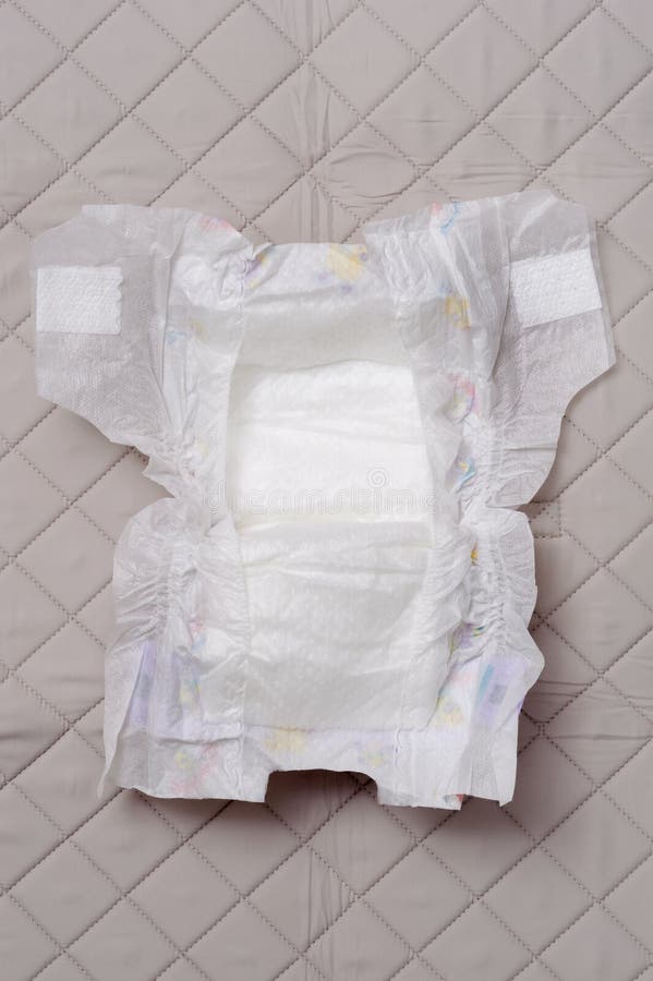 Baby disposable diapers stock image. Image of childhood - 344564309