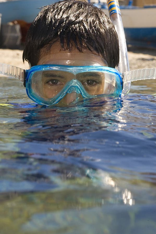 Little diver stock image. Image of relaxation, relax, summer - 8580819