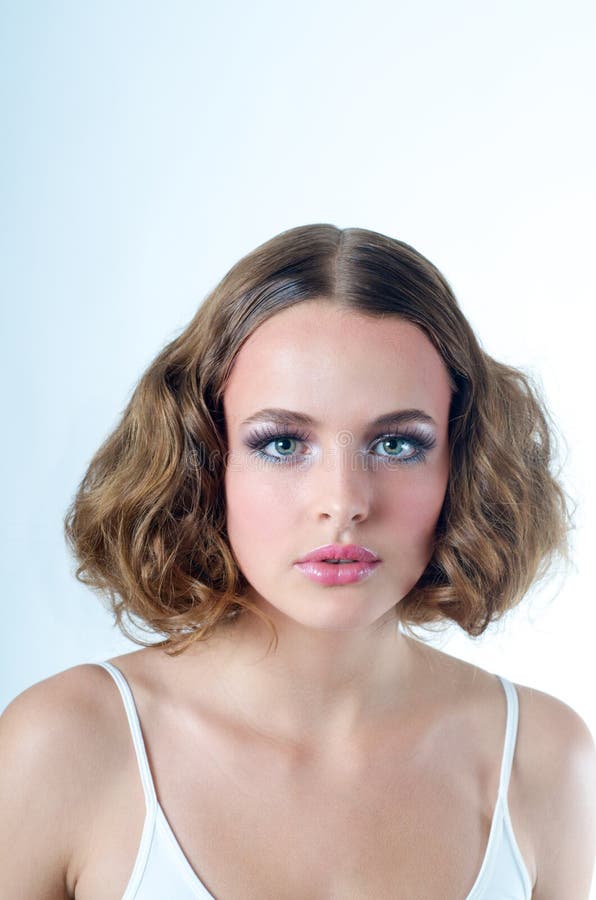 Baby doll model stock photo. Image of model, lips, sensual - 16744208