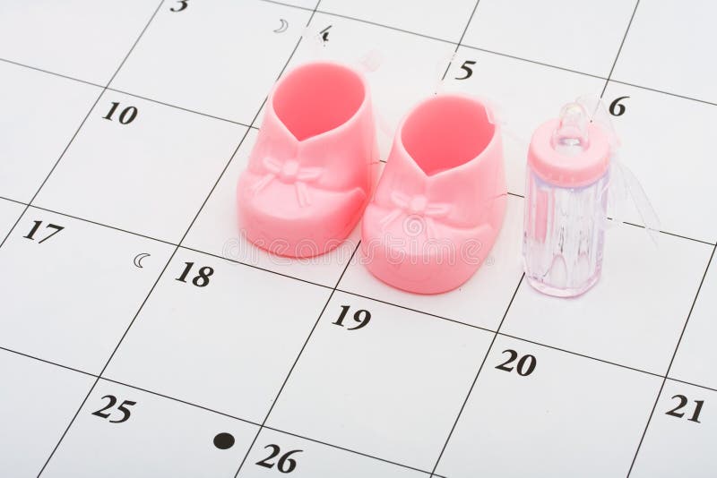 Baby s due date stock photo. Image of footwear, foot, booties - 3308192