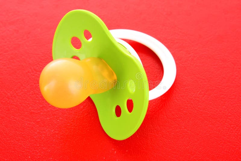 Baby dummy stock photo. Image of pink, plastic, teething - 36528312