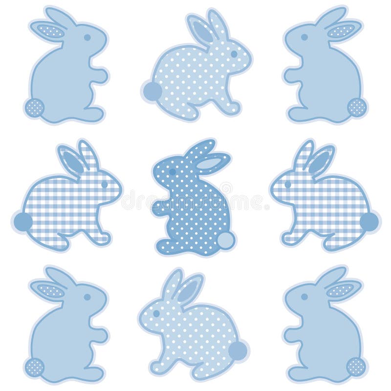 Baby Easter Bunnies stock vector. Illustration of background - 17819712