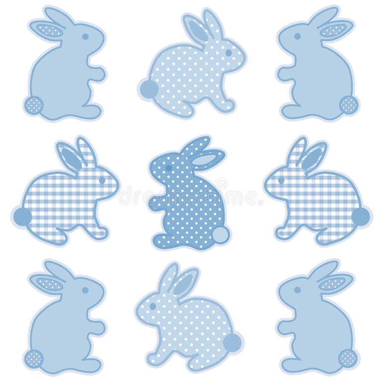 Baby Easter Bunnies stock vector. Illustration of background - 17819712
