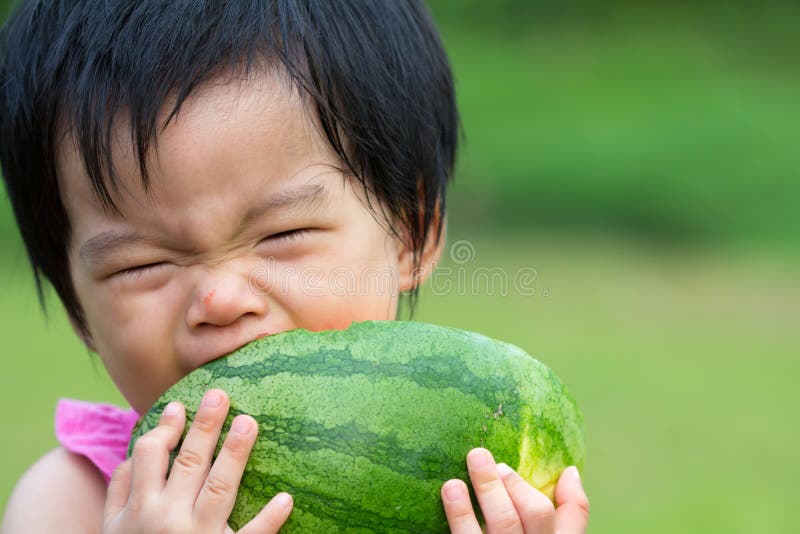 2,716 Baby Girl Eating Watermelon Stock Photos - Free & Royalty-Free ...