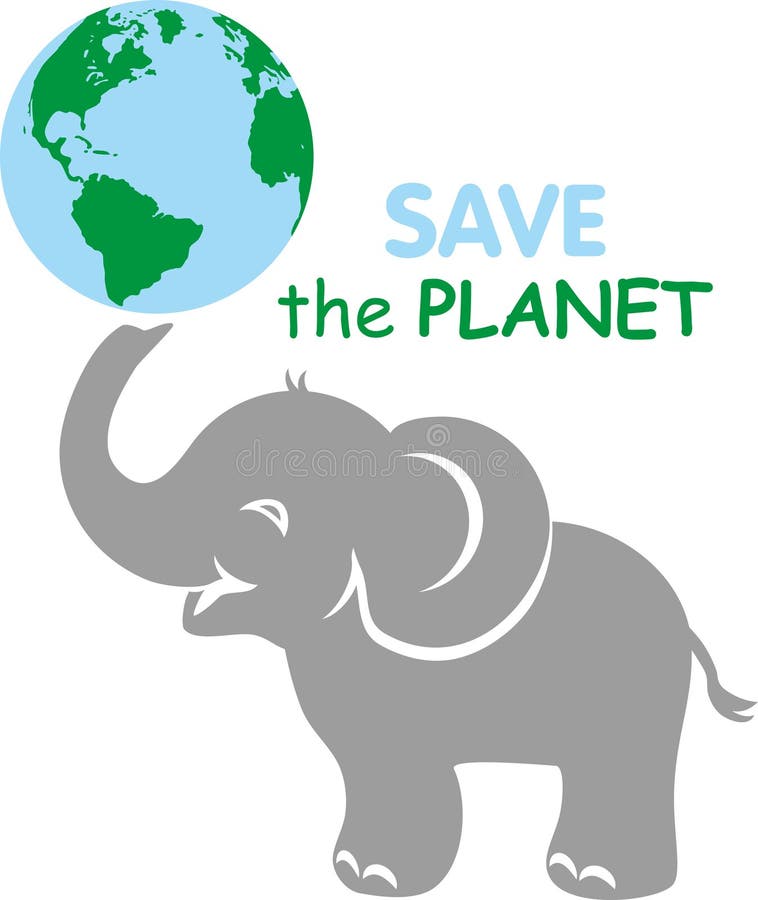 Elephant Holding Earth Stock Illustrations – 69 Elephant Holding Earth ...