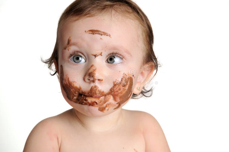 Baby Eating Chocolate