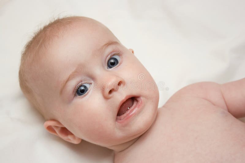 Baby with expression stock photo. Image of baby, look - 11567398