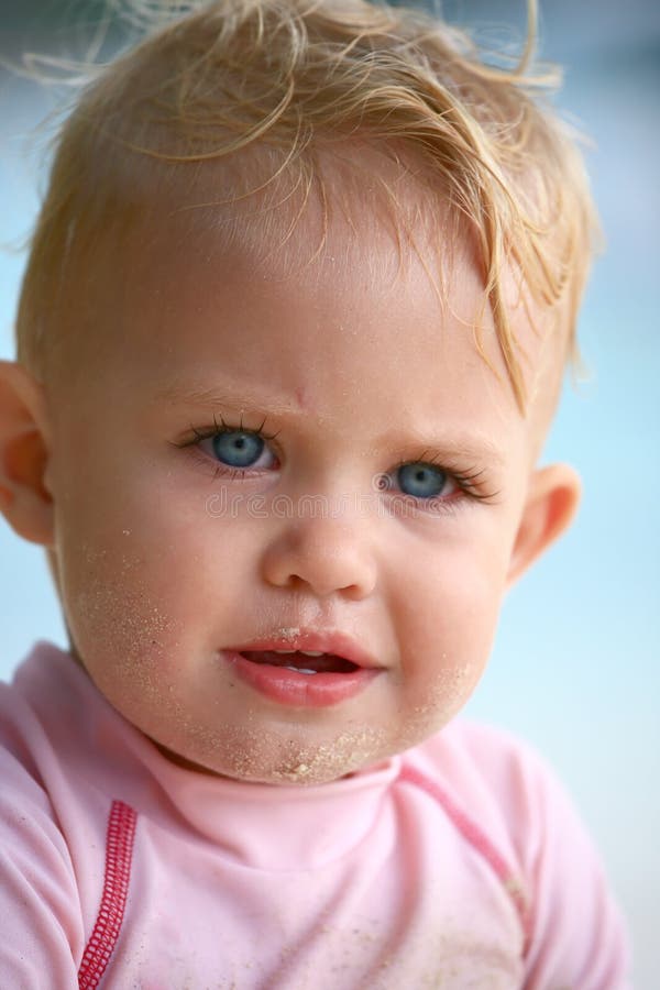 Baby face stock photo. Image of swim, smile, young, tahiti - 12586658