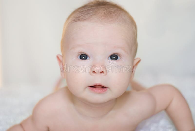 Baby Face stock image. Image of stomach, soft, pure, hands - 6438093