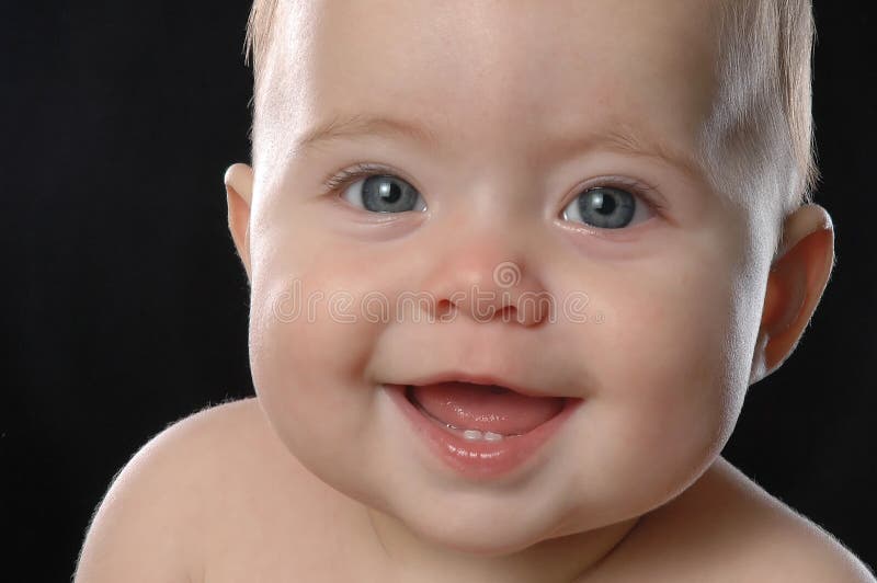 Baby face stock photo. Image of delight, eyes, baby, happy - 7223034