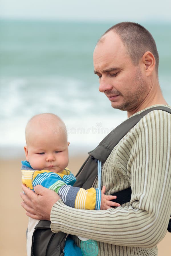 Baby and father stock photo. Image of beautiful, love - 38375084
