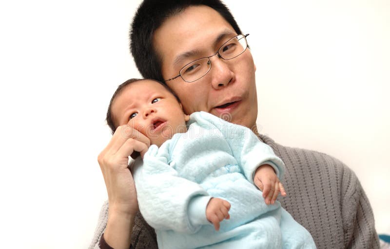 Baby And Father Picture. Image: 7841372
