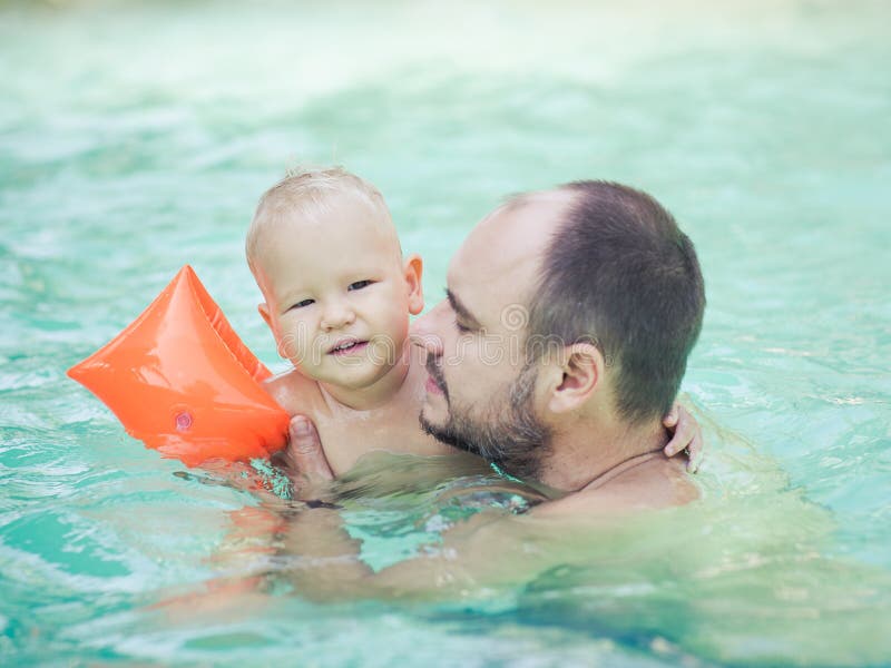 Baby and father stock photo. Image of leisure, baby, insurance - 50444296