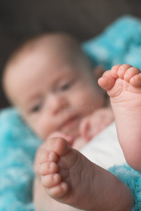 Baby Feet stock photo. Image of innocent, priceless, nestled - 1215254
