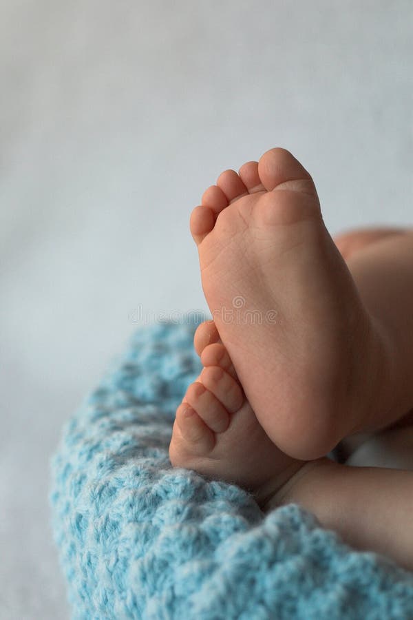 Baby Feet stock image. Image of cute, small, blue, basket - 1924657