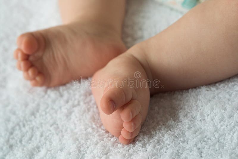 Baby Feet stock image. Image of skin, white, sitting, tiny - 2450255
