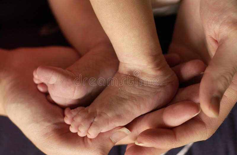 Baby Feet (Color) stock photo. Image of newborn, delicate - 667770