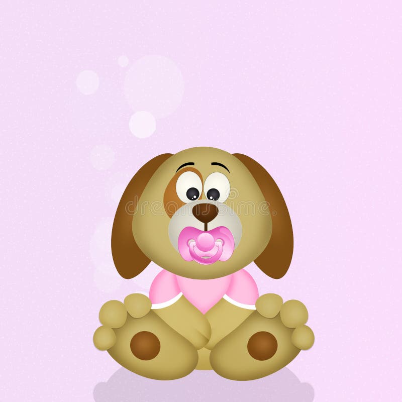 Baby female dog stock illustration. Illustration of female - 87502192