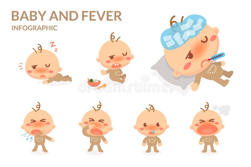 Sick Baby Stock Illustrations – 3,294 Sick Baby Stock Illustrations ...