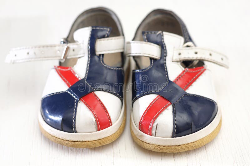 Baby first step sandals stock image. Image of shoes, lacquer - 46813201