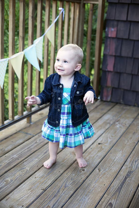 Baby first steps stock photo. Image of steps, home, standing - 22054570