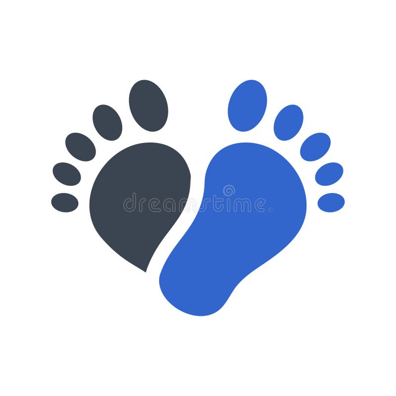 Baby first steps Icon stock vector. Illustration of beautiful - 294259114
