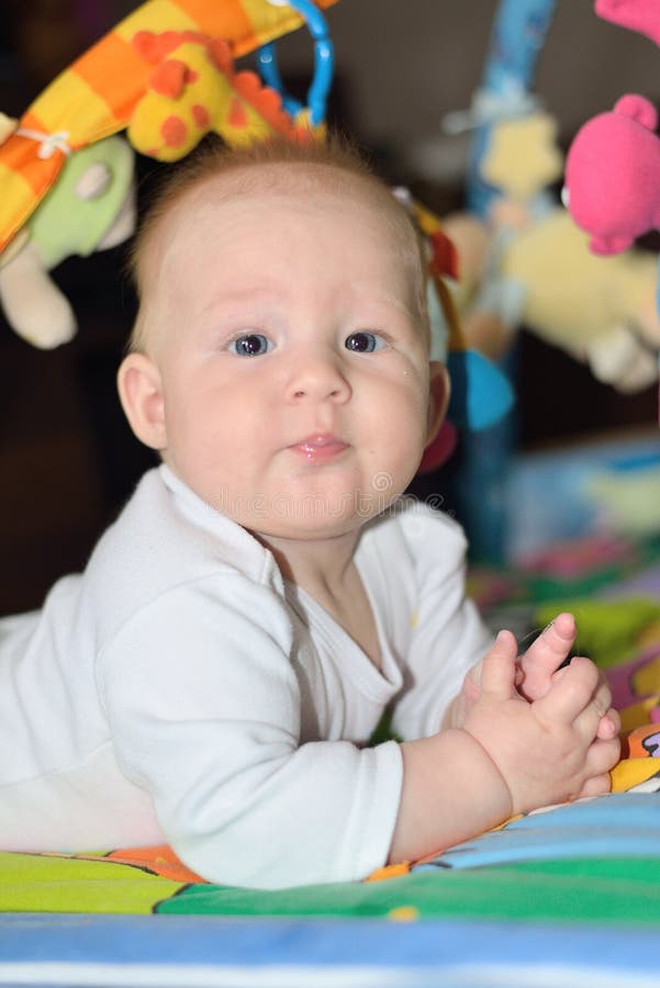 Baby stock image. Image of baby, grumpy, funny, face - 34209155