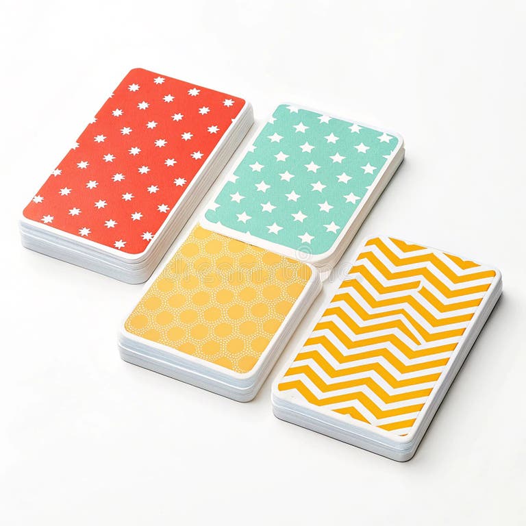 Baby Flashcards Set with Bold Patterns Stock Illustration ...