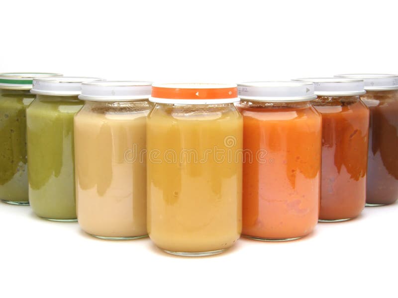 Baby food stock image. Image of nutrition, isolated, mash - 15424657