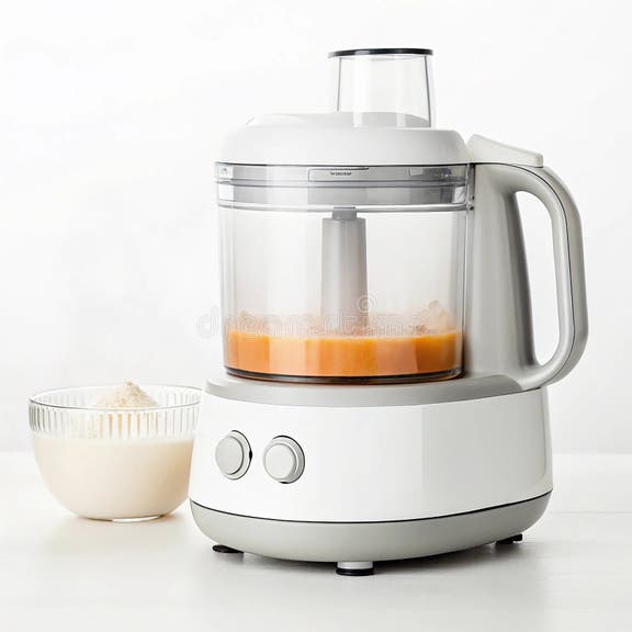 Baby Food Processor Steaming Function Stock Illustration - Illustration ...