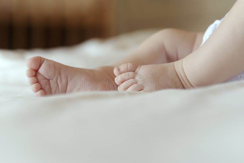 Baby foot stock image. Image of foot, happy, life, little - 19640305