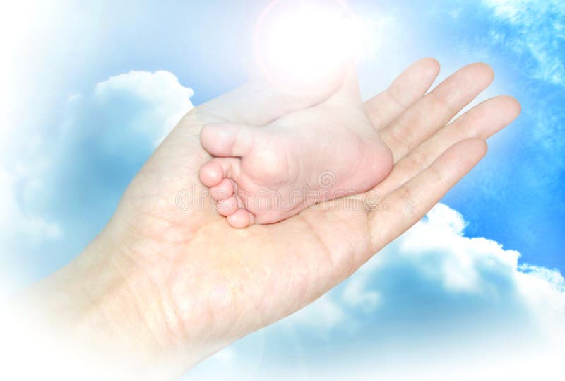 Baby Hands And Feet Blue