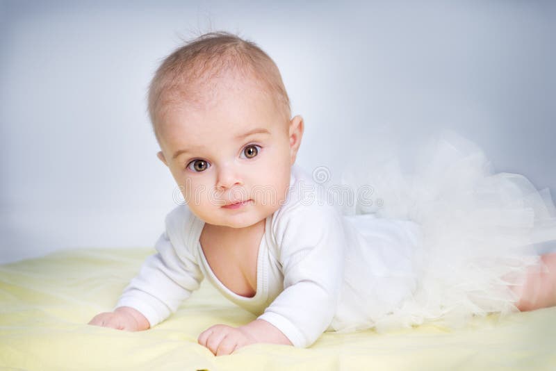 Baby four months of age stock photo. Image of childhood - 81765104