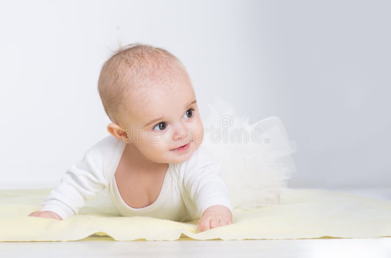 Baby four months of age stock image. Image of relax, baby - 81765151