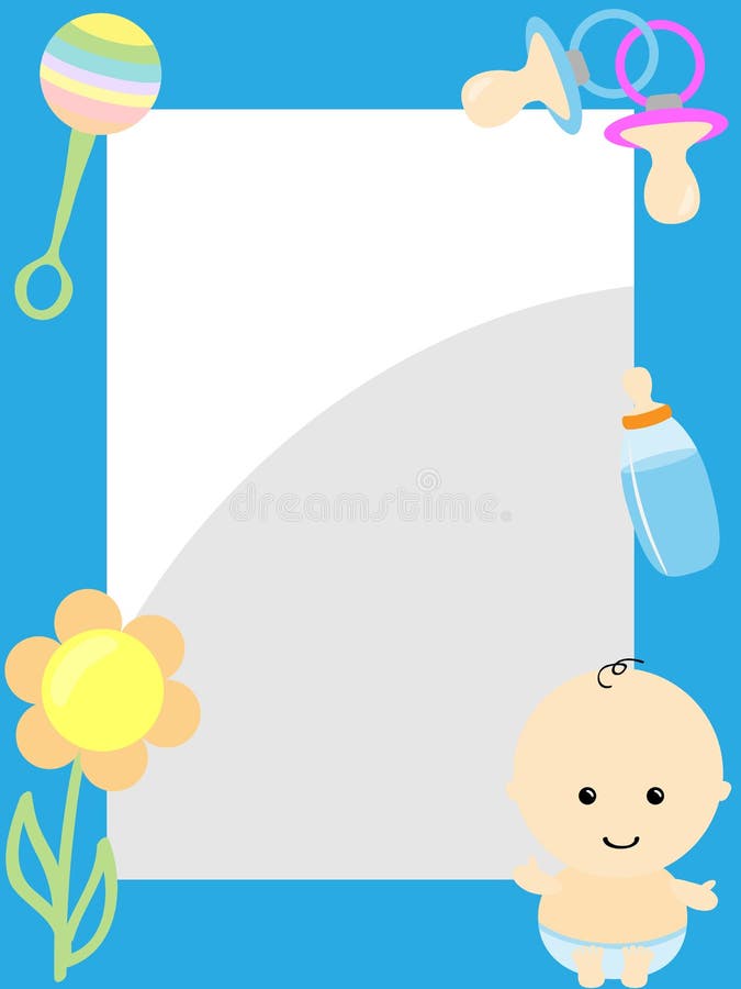 Baby frame stock vector. Illustration of vector, item - 19128398