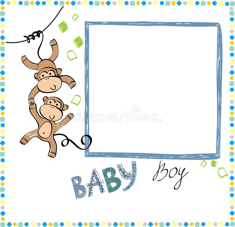 Baby Frame stock vector. Illustration of happy, birthday - 40316738