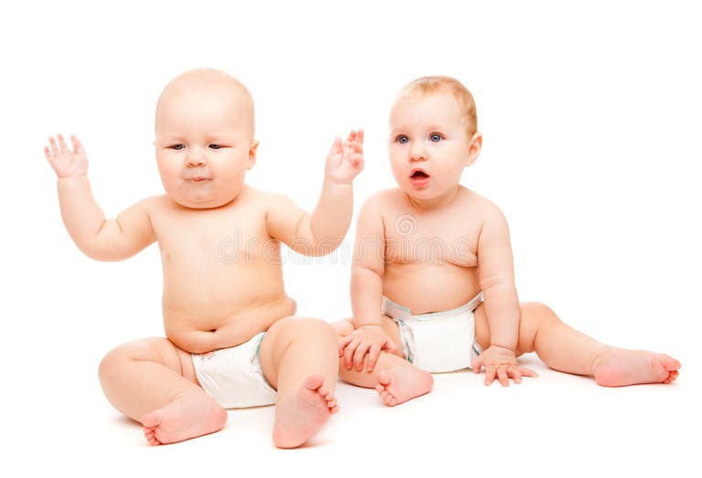 Baby friends stock image. Image of lovely, happiness - 12105823