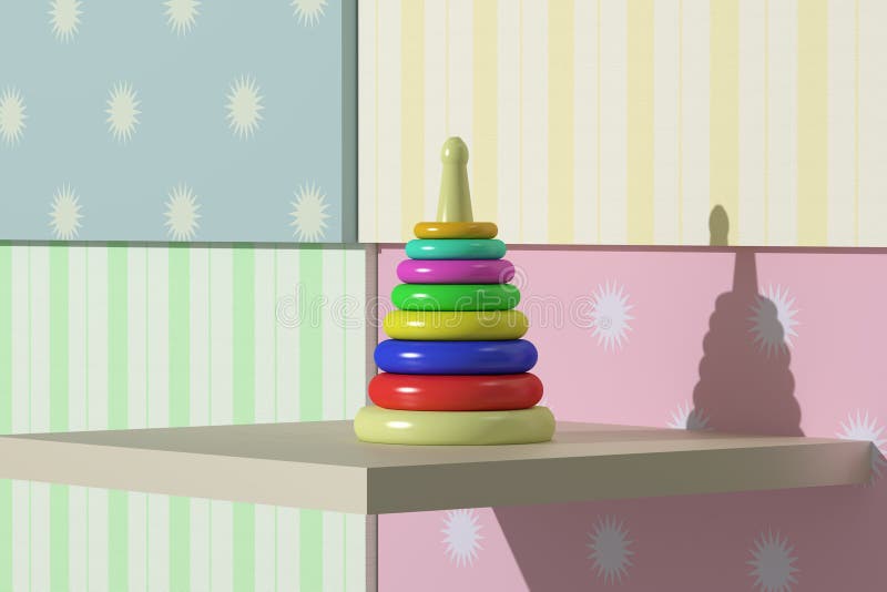 Baby games stock illustration. Illustration of hoop, tossed - 60579173