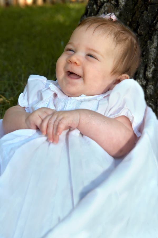 Baby Giggles stock photo. Image of grinning, gripping - 4115280