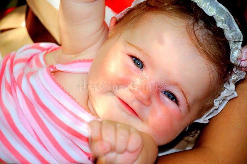 Baby wink stock image. Image of child, healthy, giggles - 11526765